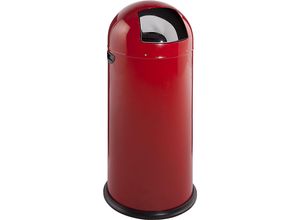 4030695431205 - VAR Push-Mülleimer Volumen 52 l Höhe 890 mm feuerrot