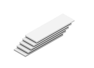 4250623726436 - Fachboden Breite 1300 mm VE 5 Stk Tiefe 400 mm Traglast 125 kg grau hofe