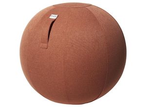 4260534591221 - VLUV SOVA Sitzball Stoffbezug in Naturtönen 600 - 650 mm lachsorange