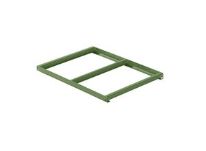 7612269062274 - LISTA Festrahmen BxT 890 x 1260 mm Fachlast 800 kg resedagrün