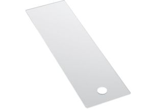 4250633341995 - mauser Staubdeckel für Regalkästen transparent für LxB 400 x 117 mm VE 10 Stk