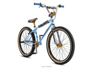 0785749217000 - OM Flyer BMX Fahrrad Cruiser für Erwachsene und Jugendliche ab 160 cm Rad 26 Zoll retro mit Wheelie Pegs