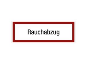 4061466097467 - Brandschutzkennzeichen für die Feuerwehr Rauchabzug VE 10 Stk Kunststoff LxH 210 x 74 mm