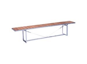 4021224926231 - Design-Outdoorbank JEVER LxBxH 2200 x 350 x 460 mm verzinkt Teak