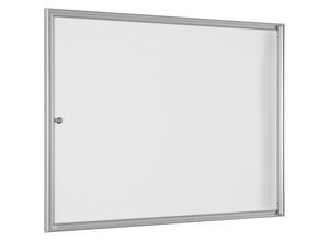 4260256790766 - Schaar - Schaukasten BxTxH 985x27x760 mm din A1 quer Aluprofile ESG-Glas Rückwand weiß inkl 10 Magnete + 1 Einstecktasche