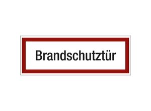 4061466039399 - Brandschutzkennzeichen für die Feuerwehr Brandschutztür VE 10 Stk Folie LxH 297 x 105 mm