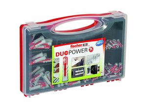 4048962245639 - fischer RED-BOX - DuoPower 2K 535973 Universaldübel-Sortiment Ø 5 6 8 10 mm 25 30 40 50 mm 280 Stück