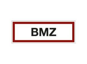 4061466039566 - Brandschutzkennzeichen für die Feuerwehr BMZ VE 10 Stk Folie LxH 420 x 148 mm