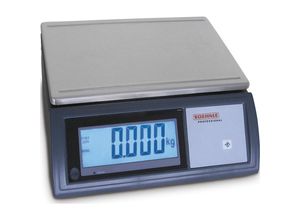 4006484930211 - Kompaktwaage mit Großanzeige Wägebereich bis 45 kg Ablesbarkeit 1 g Wägeplatte 360 x 240 mm