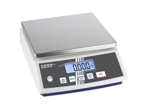 4045761184268 - KERN Digitalwaage FCF 30K-3 Wägeplatte 253 mm x 228 mm d 1 g Kompakte Tischwaage mit hoher Genauigkeit Wägebereich (max) 30 kg