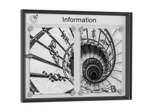 4260256793057 - Schaukasten METALLIC Querformat für 2 x DIN A4