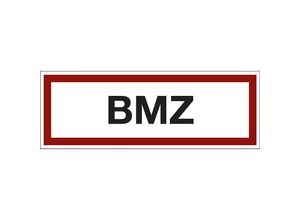 4061466062069 - Brandschutzkennzeichen für die Feuerwehr BMZ VE 10 Stk Kunststoff LxH 297 x 105 mm