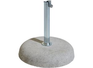 4021224959376 - - Stand Schirmständer Beton 25kg - naturbeton Ø42cm für Stock bis Ø38mm