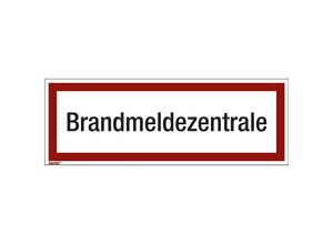 4061466068740 - Brandschutzkennzeichen für die Feuerwehr Brandmeldezentrale VE 10 Stk Kunststoff langnachleuchtend LxH 297 x 105 mm