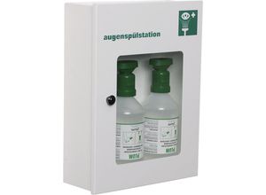 4251138202521 - Augenspülschrank mit 2 x 500-ml-Augenspülflaschen weiß