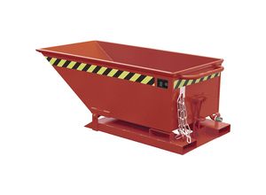 4061753250575 - eurokraft pro Späne-Kippmulde niedrige Bauform Volumen 250 Liter feuerrot