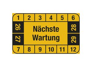 4061466088281 - Kaiserkraft - 584298 Nächste Wartung LxH 40 x 25 mm ve 10