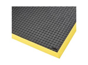 0662641925632 - NOTRAX Anti-Ermüdungsmatte Cushion Flex® LxB 2100 x 910 mm schwarz   gelb