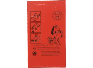 4030695211890 - VAR Hundekotbeutel Maße 20 x 35 cm Farbe rot 1 Karton = 1000 Stück