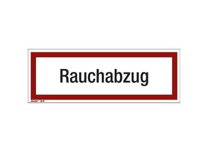 4061466062540 - Brandschutzkennzeichen für die Feuerwehr Rauchabzug VE 10 Stk Kunststoff LxH 297 x 105 mm