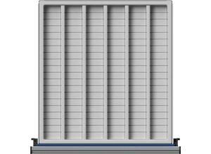 4014641063108 - Muldeneinsatz aus Kunststoff für Schubladen-BxT 500 x 540 mm mit 10 Fachteilern