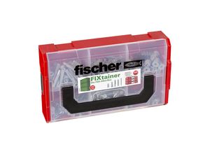 4048962219876 - fischer FixTainer - Hält-Alles-Box mit Tragegriff und transparentem Deckel 240-teilig