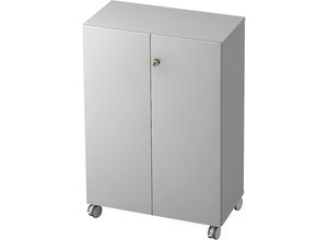 4032062152119 - HAMMERBACHER Aktenschrank Profi V238T3RA 5 5 SG grau 2 Fachböden 800 x 420 x 1172 cm