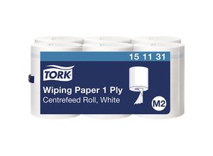 7310791203201 - Tork® Rollentuch Advanced 151131 1-lagig Mehrzweck Papierwischtücher 6 Rollen á 275 m hochweiß