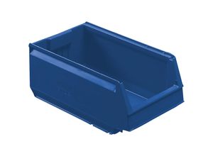 4250686298437 - Sichtlagerkasten aus Polypropylen LxBxH 350 x 206 x 150 mm VE 16 Stück blau