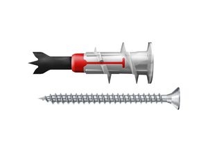 4048962323733 - fischer Gipskartondübel DuoBlade S LD mit Schrauben VE 20 Paar Dübellänge 44 mm ab 3 VE