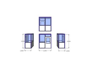 4260275230083 - Mehrzweckhaus Füllungen in Rundeckenoptik für Innenbereich LxB 2220 x 1160 mm