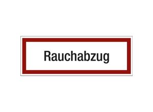 4061466039726 - Brandschutzkennzeichen für die Feuerwehr Rauchabzug VE 10 Stk Folie LxH 297 x 105 mm