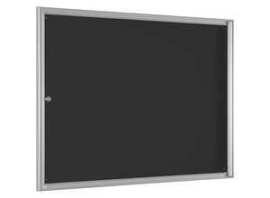 4260256790773 - Schaar - Schaukasten BxTxH 985x27x760 mm din A1 quer Aluprofile ESG-Glas Rückwand anthrazit inkl 10 Magnete + 1 Einstecktasche