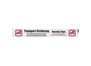 4251924717420 - PVC-Warnklebeband Aufdruck Transport-Sicherung Security-Tape VE 3 Stk Bandbreite 50 mm ab 20 VE