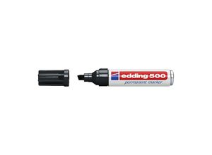 4251924705724 - Permanentmarker edding® 500 Strichstärke 2 - 7 mm VE 10 Stk schwarz ab 10 VE