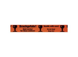 4251924717314 - Warn-Klebeband Aufdruck Bruchgefahr! Handle with care! VE 3 Stk Bandbreite 50 mm ab 20 VE