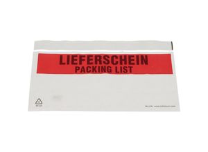 4251924711800 - Dokumententaschen Premium light Aufdruck Lieferschein VE 250 Stk DIN lang ab 10 VE ratioform