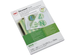 0033816024045 - Document Laminierfolien DIN A3 Glänzend 125 Mikron (2 x 125) Transparent 100 Stück