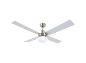 9333509088462 - Lucci AIR Quest Deckenventilator (Ø x H) 122 cm x 40 cm Gehäusefarbe (Details) Silber