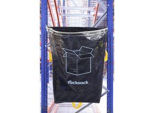 5025360701928 - Racksack® Volumen 160 l Motiv Kartonagen blau transparent kaiserkraft