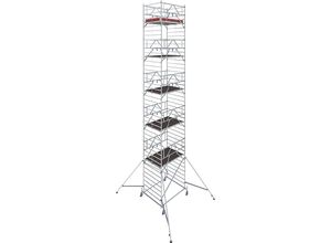 4009199781109 - Krause 781109 FahrGerüst Aluminium Rollgerüst fahrbar Arbeitshöhe (max) 1240 m Silber 4225 kg