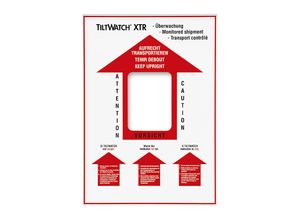 8057717931433 - Tiltwatch® XTR Warnetiketten unempfindlich gegen Feuchtigkeit VE 25 Stk 150 x 225 mm ab 20 VE