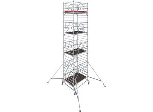 4009199781079 - Krause 781079 FahrGerüst Aluminium Rollgerüst fahrbar Arbeitshöhe (max) 940 m Silber 3465 kg