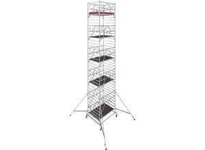 4009199781093 - Krause 781093 FahrGerüst Aluminium Rollgerüst fahrbar Arbeitshöhe (max) 1140 m Silber 411 kg