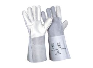 4251924709432 - Hitzeschutz-Handschuhe Leder VE 12 Paar Größe 10 ab 10 VE