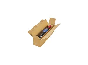 8057711830282 - Weinflaschenkarton braun für 1 Flasche ab 200 Stk