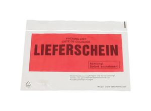 4251924710919 - Dokumententaschen Premium light Aufdruck Lieferschein VE 250 Stk C6 ab 10 VE