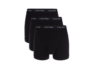 8719114322497 - - 3er-Pack Unterhosen aus Baumwollstretch in Schwarz