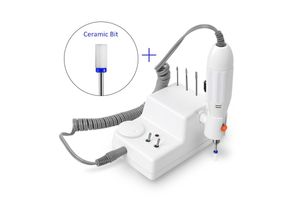 4260397840665 - JSDA® Nagelfräser elektrisch JD6MW 0-25000 U Min mit Premium Keramik Bit für Maniküre Pediküre