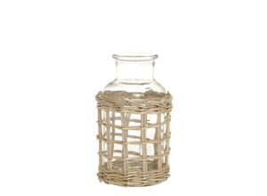 5712750356645 - Chic Antique Flasche mit geflochtenem Muster Höhe 16 ∅ 8 cm